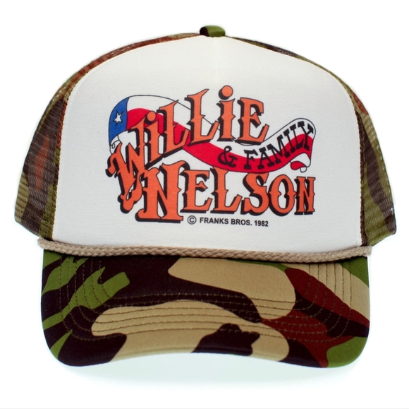Accessories | Willie Nelson Family Truckers Hat Vintage Country Music ...